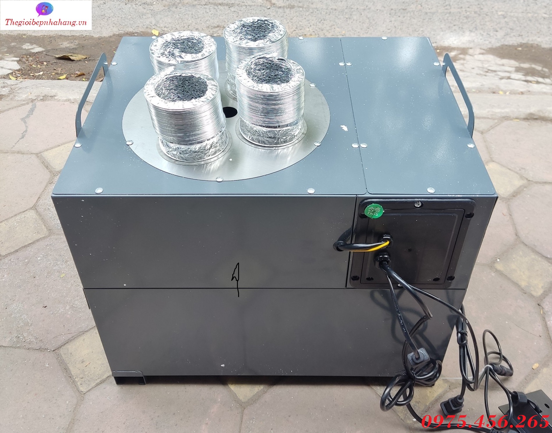 Máy hút khử mùi lọc khói bếp lẩu hồng kong bằng nước giá rẻ